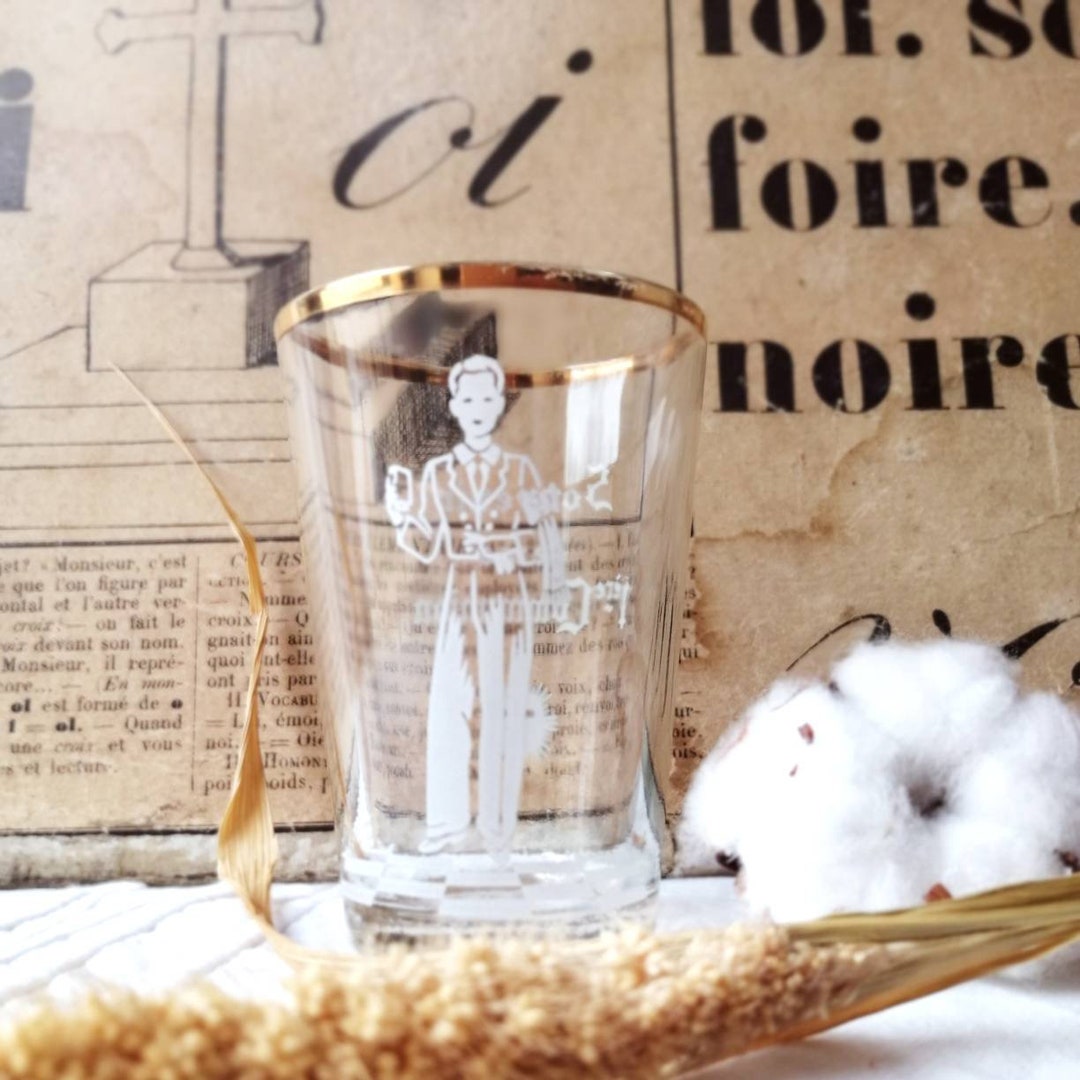 Vintage Water Glass, First Communion, Original Gift - Etsy
