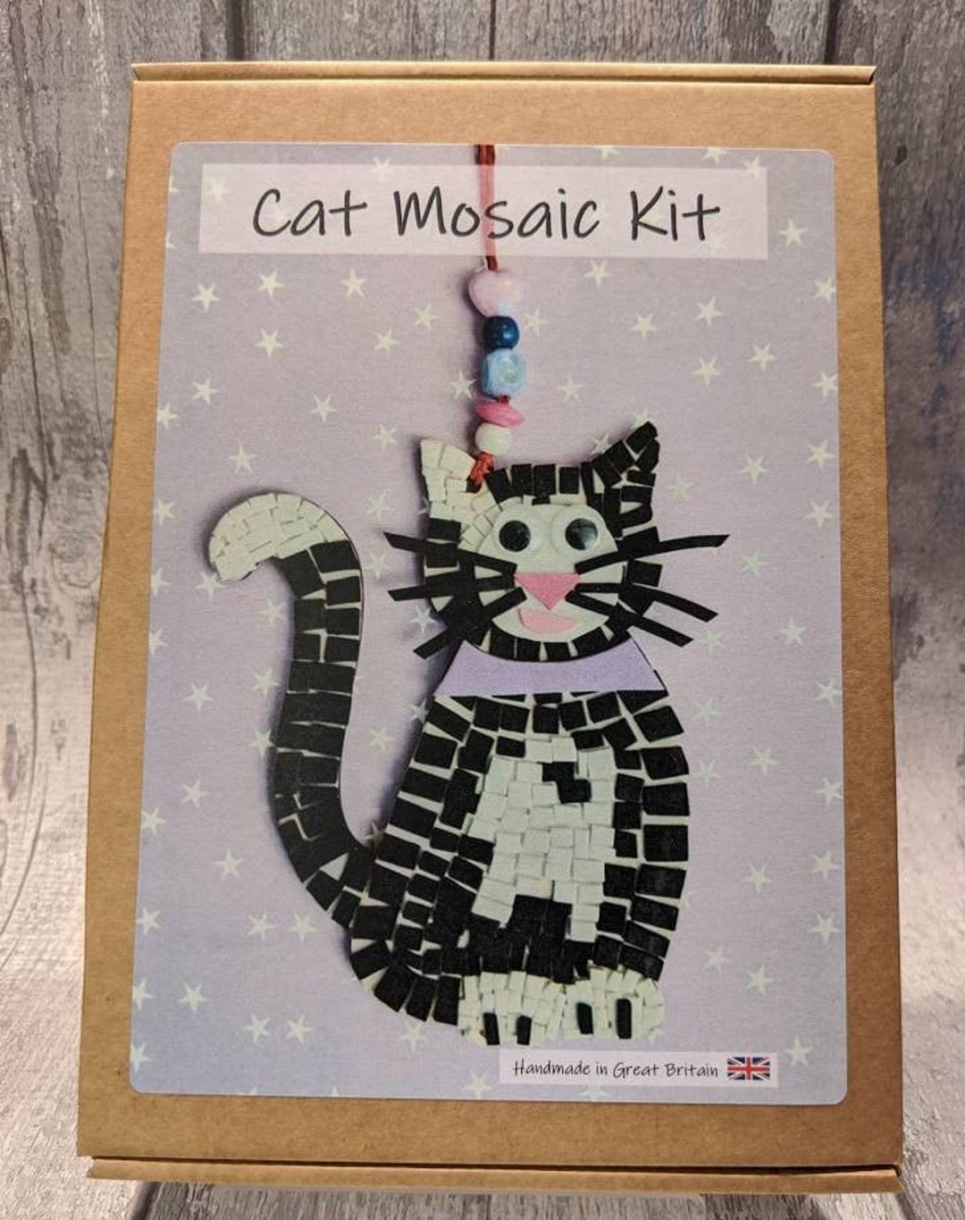 Create a Cat Mosaic Kit, Make a Mosaic , Birthday Gift, Activity EVA ...
