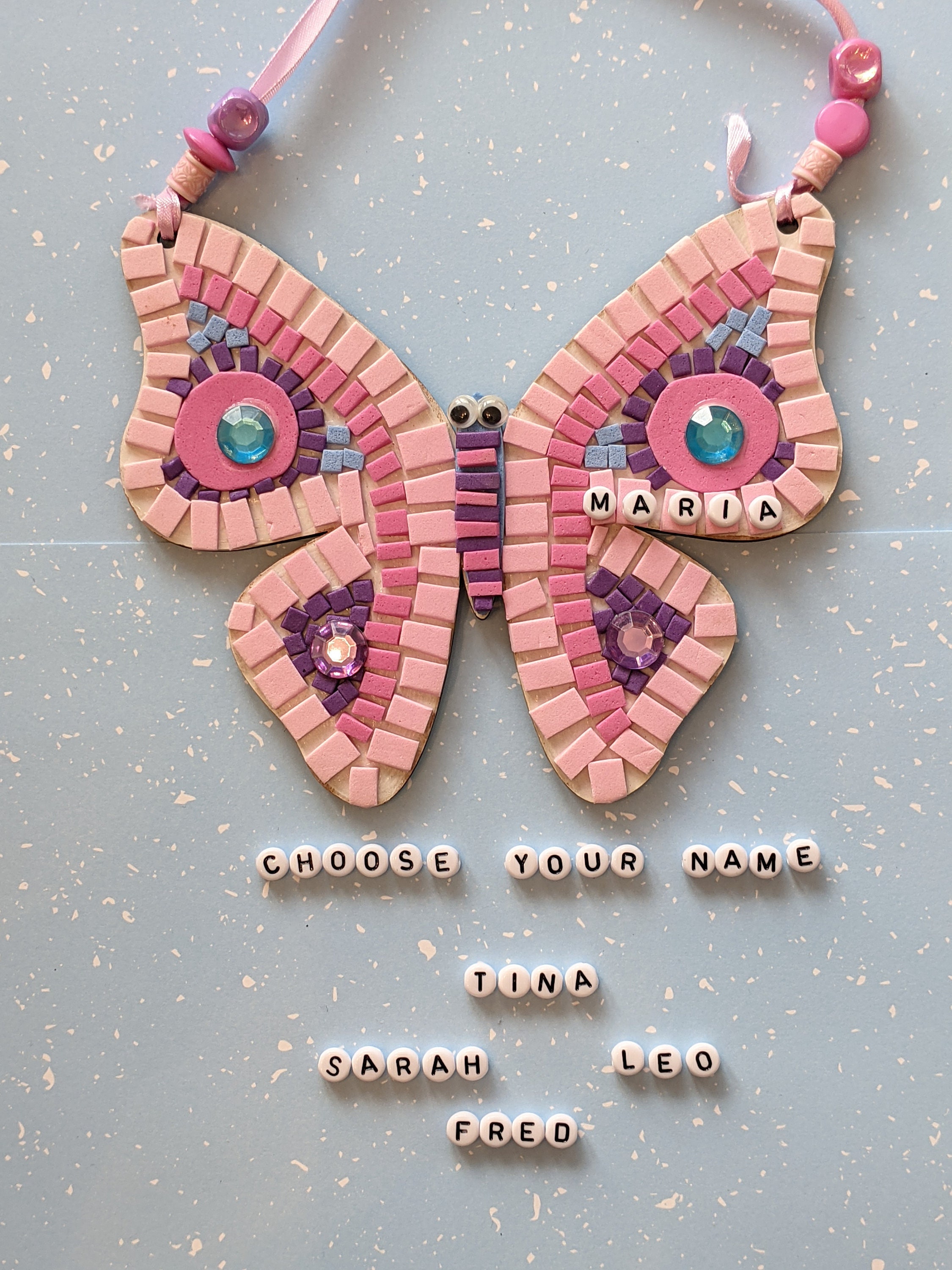 Children's Butterfly Craft Kit Make a Mosaic Kit | Etsy