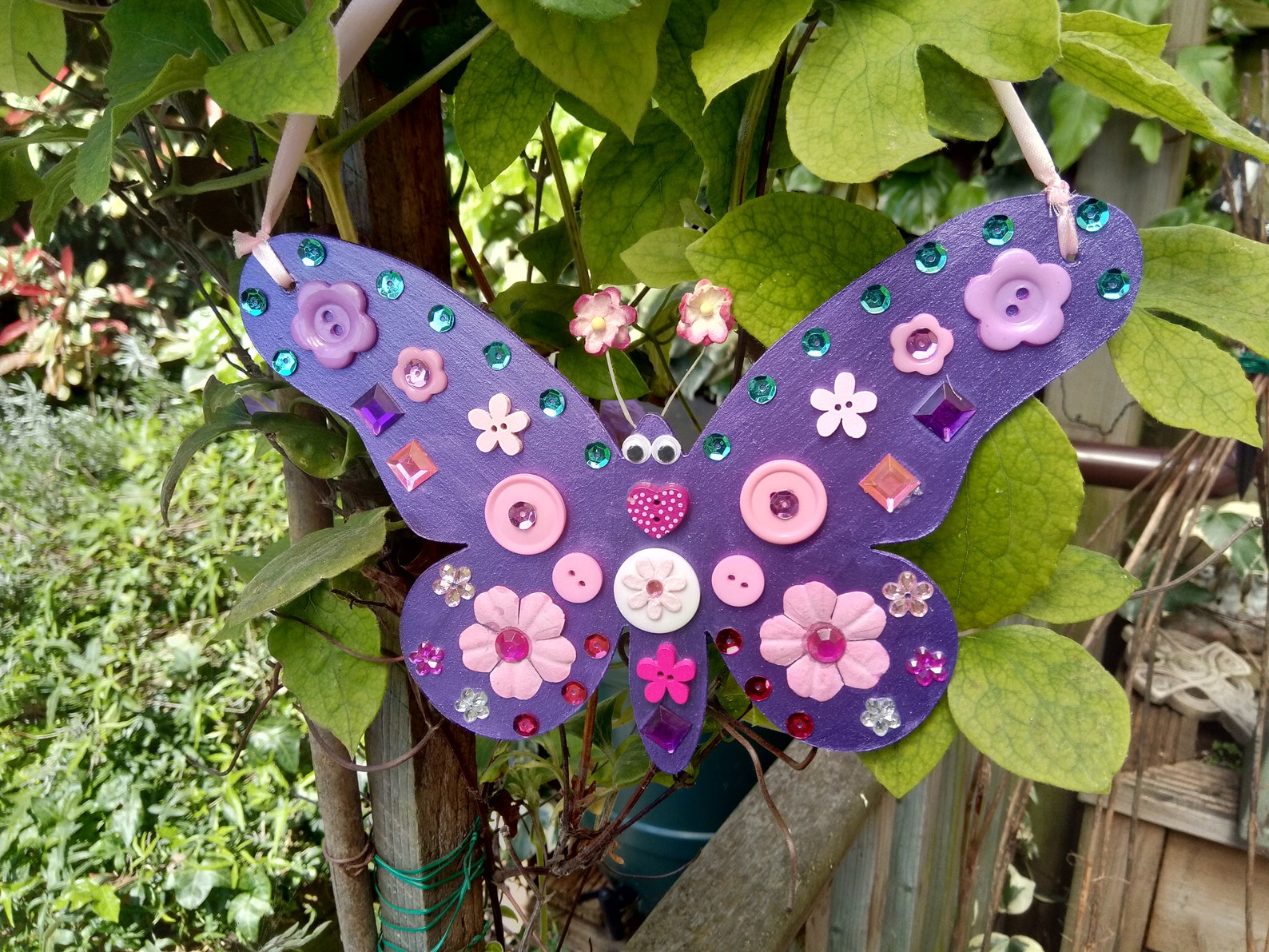 Butterfly Button Art Kit Button Craft Kit Girls Birthday - Etsy UK