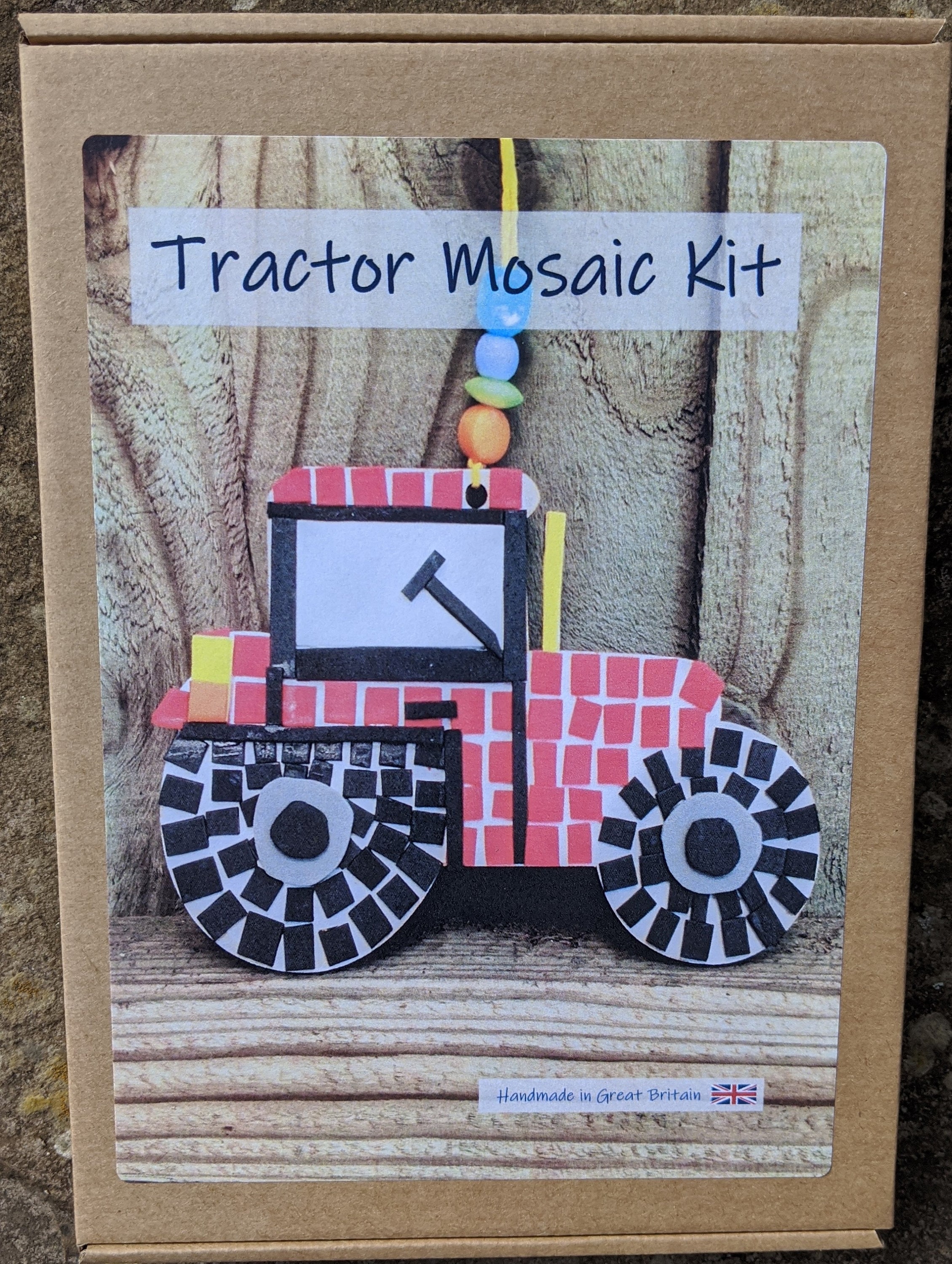 Children's Mosaic Boys Tractor Kit Farmers Tractor Make a | Etsy