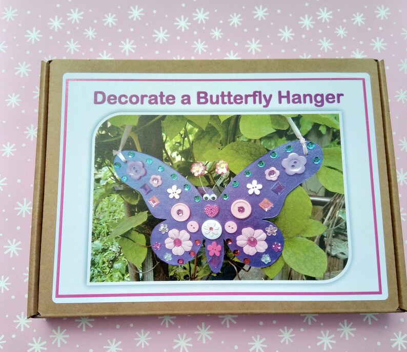 Butterfly Button Art Kit Button Craft Kit Girls Birthday - Etsy UK
