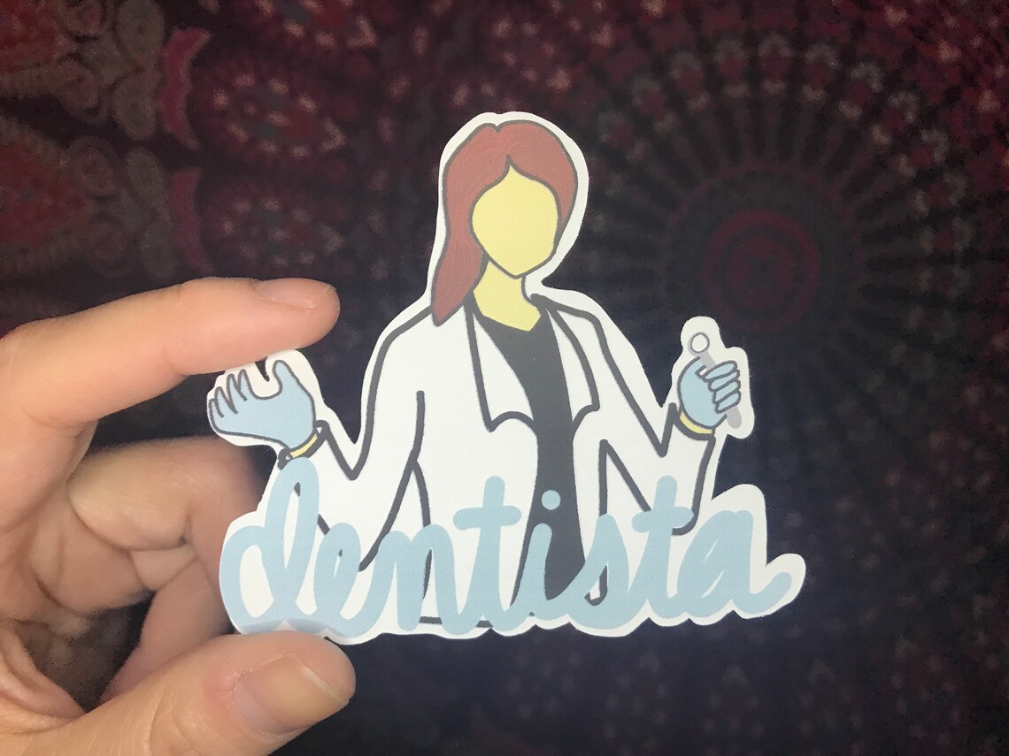 Dentist Sticker, Dental Student Sticker, Dentista Sticker, Dental ...