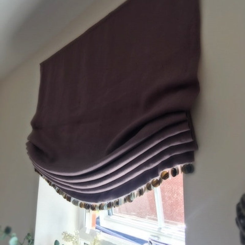 Relaxed Roman Shade - Etsy