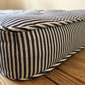 Classic Piped Box Cushion, Buttoned, Bench, Window, Custom, Seat Pad ...