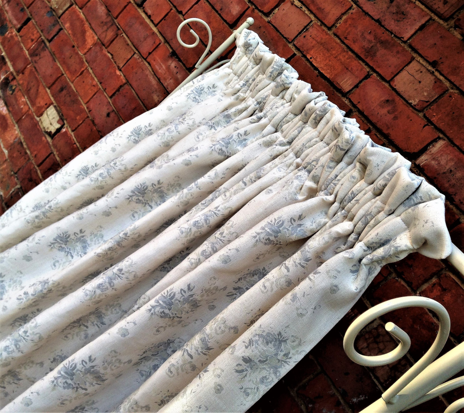 Luxury Handmade Curtains Peony & Sage Millie Linen Seamist | Etsy