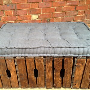 French Style Bench Cushion, Handmade, Window Box Seat, Day Bed, Floor ...