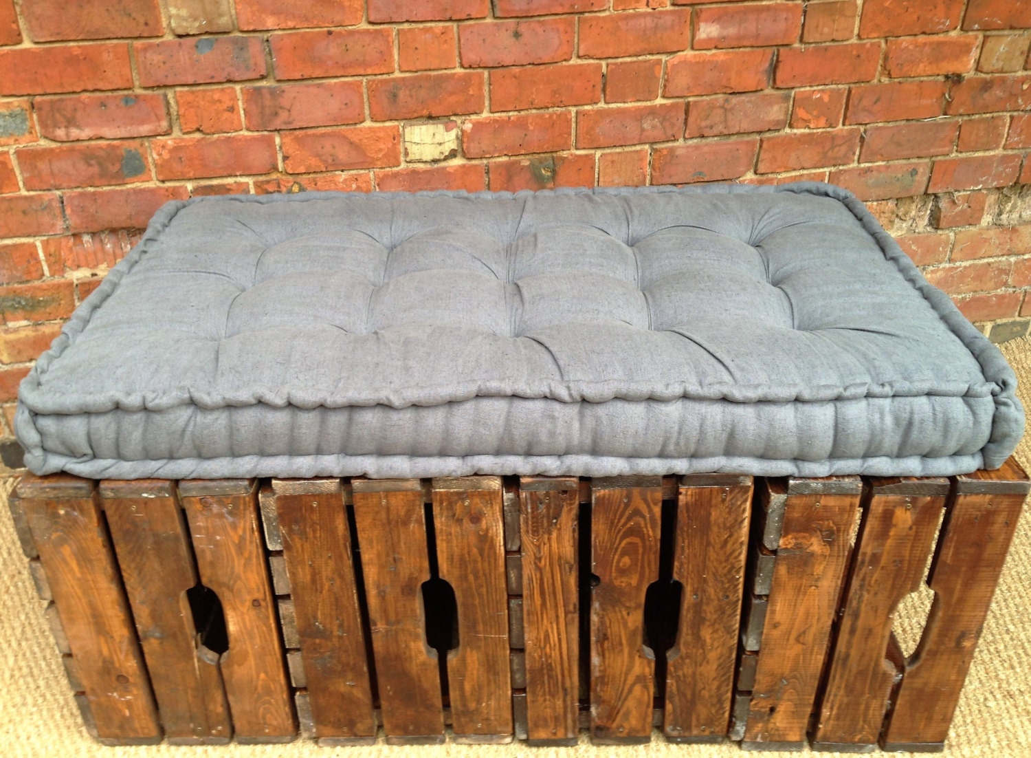 French Style Bench Cushion Handmade Window Box Seat Day - Etsy UK