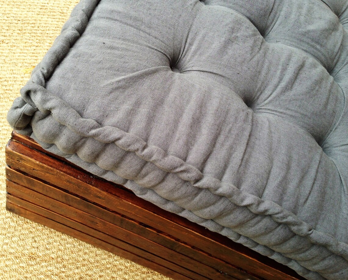 French Style Bench Cushion Handmade Window Box Seat Day | Etsy UK