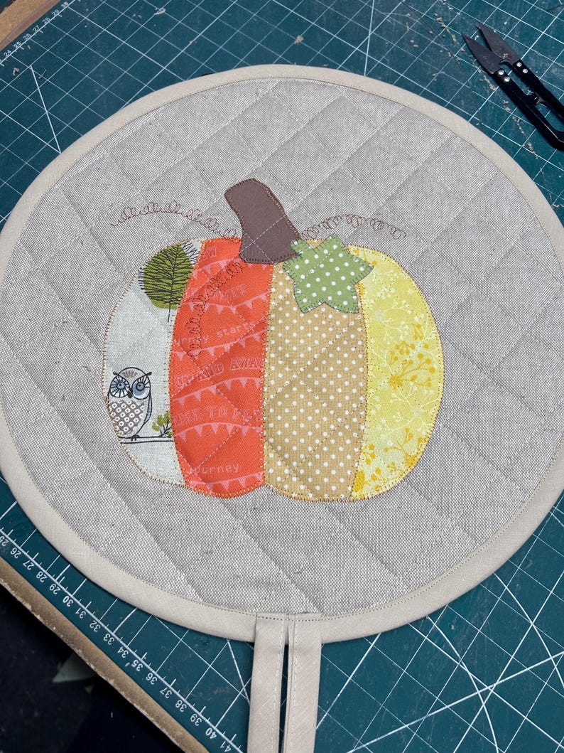 Pumpkin Themed Kitchen Accessories ,quilted Aga Hob Covers ,hot Pads ...