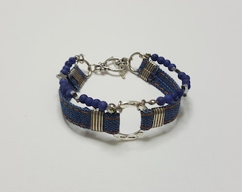 Denim jewelry | Etsy