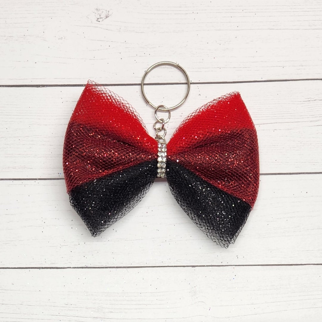 Bow Keychains Ombre Bow Gymnastics Gift, Meet Gift, Cheer Gift, Girls ...