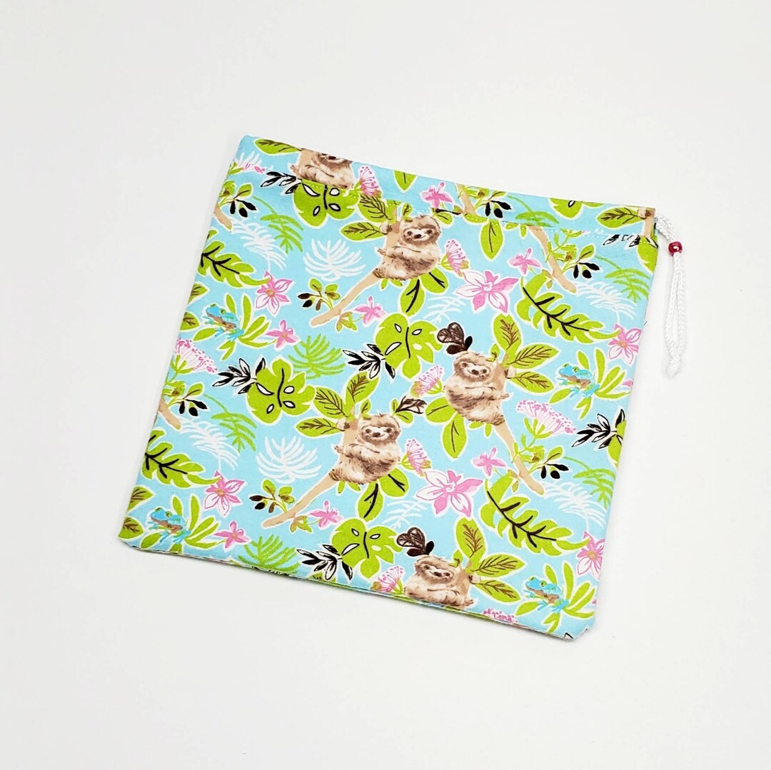 Blue Sloth Grip Bag, Gymnastics Grip Bag, Drawstring Grip Bag, Chalk ...