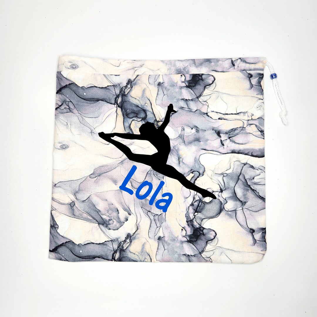 Pink and Purple Watercolor Grip Bag- Gymnastics Grip Bag, Personalized ...