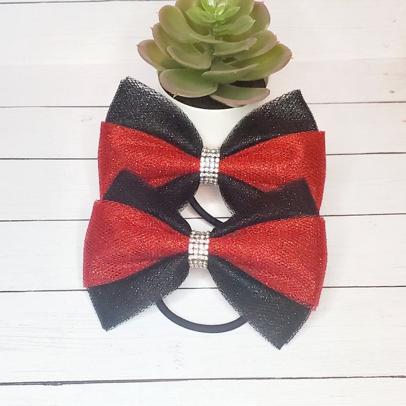 Red Gymnastics Hair Bows - Etsy