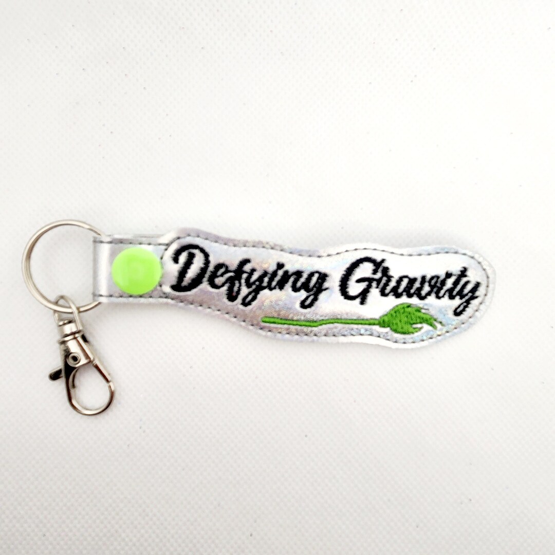 Defying Gravity Keychain, Wicked Movie Keychain, Green Witch Keychain ...