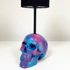Red Neon Skulls Frame // Skull Decor // Skull Art // Handmade by Haus ...