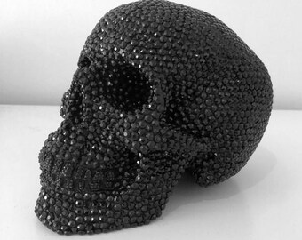 Crystal Rhinestone Skull // Skull Decor | Etsy