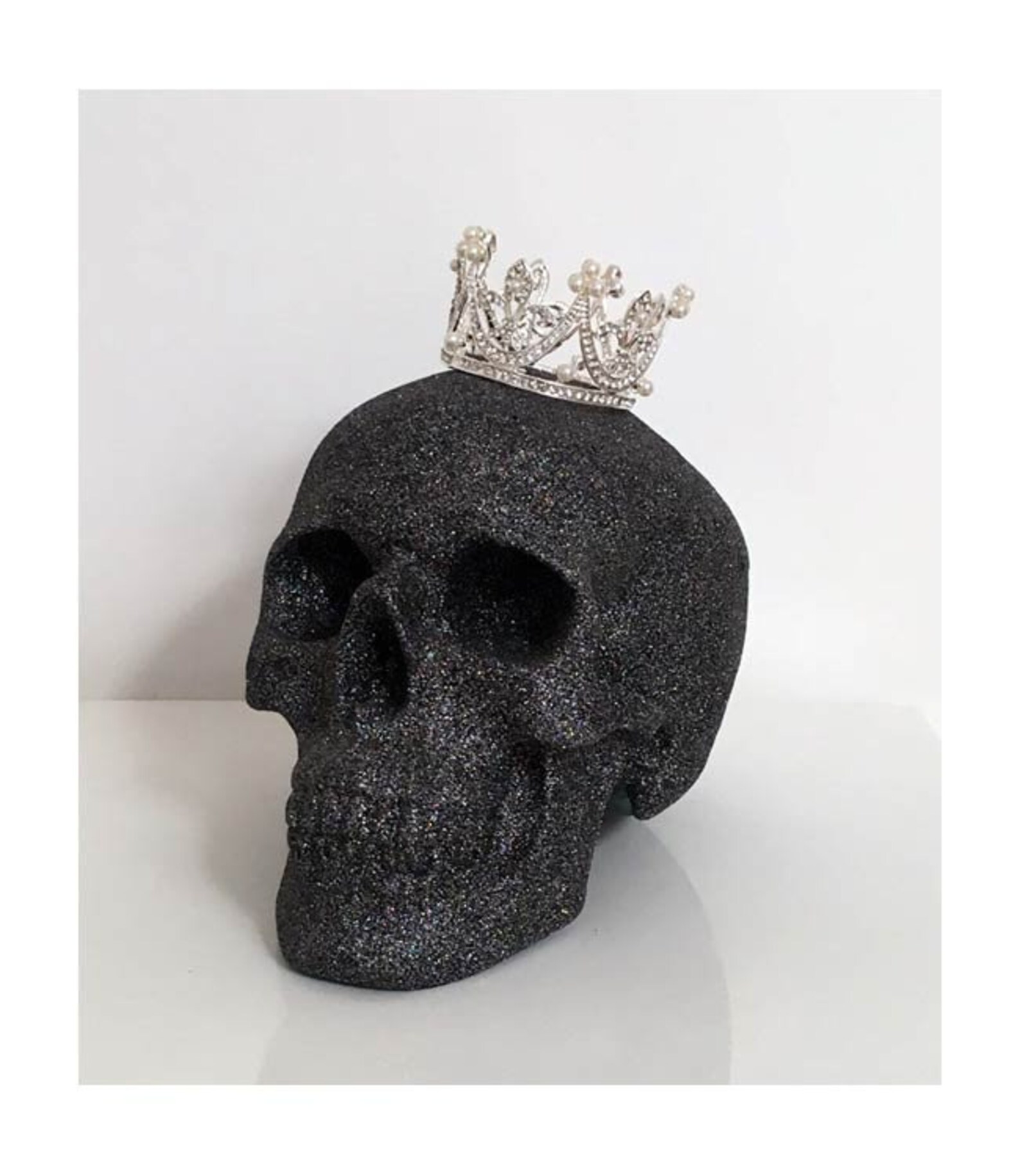 Skull With Crown // Skull Decor // Handmade by Haus of Skulls - Etsy