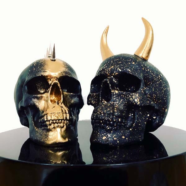 Devil Skull - Etsy