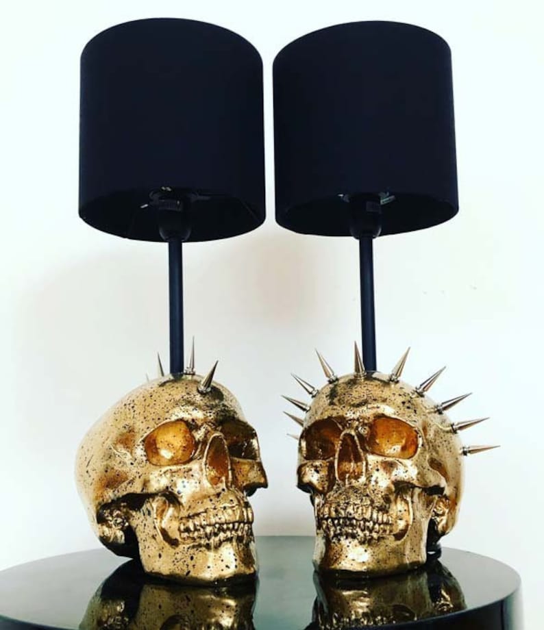 Liberty Skull Lamp // Skull Decor // Table Lamp | Etsy