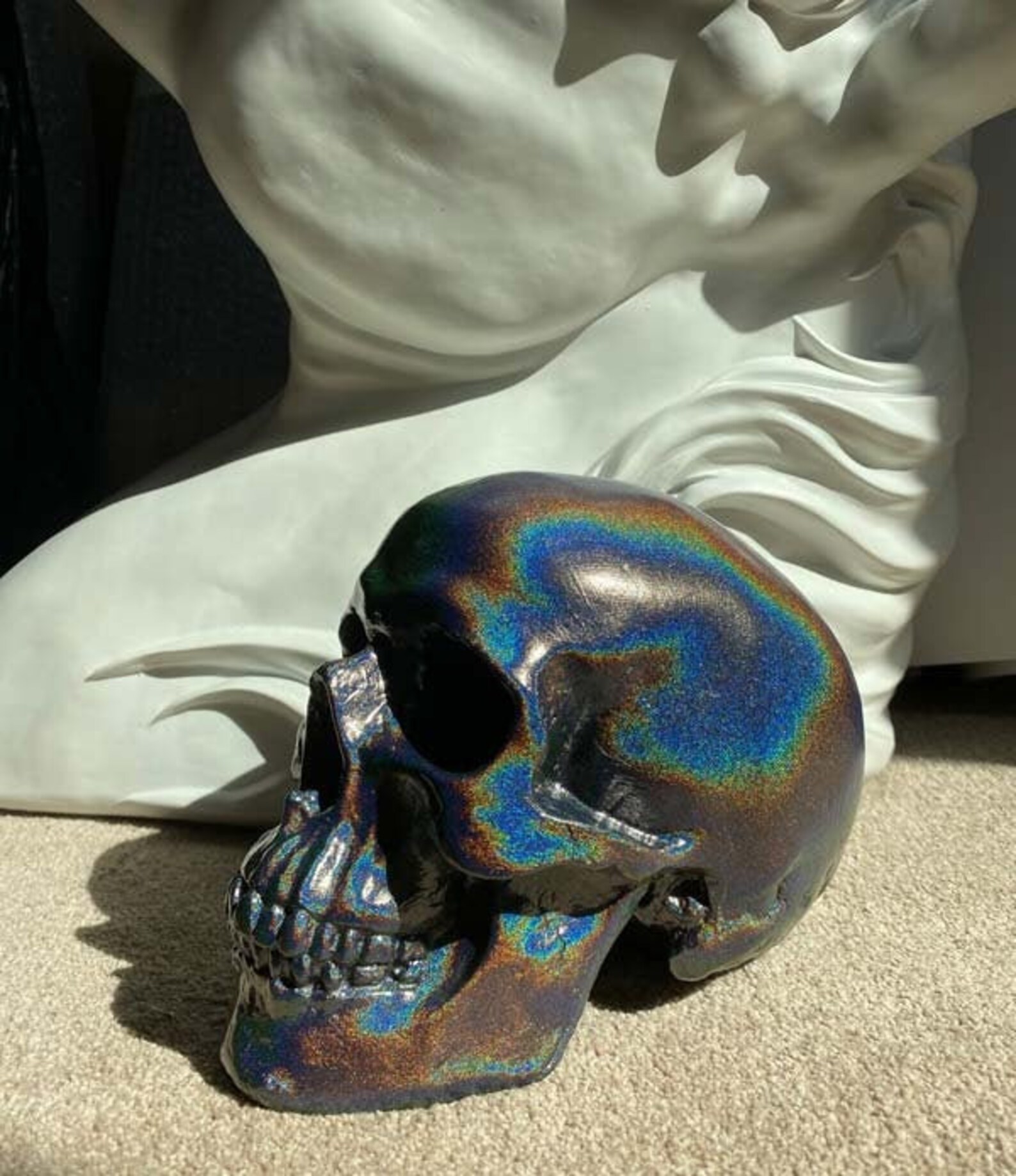 Spectraflair Skull // Skull Decor // Handmade by Haus of Skulls - Etsy