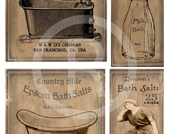 Primitive Can Labels - Etsy