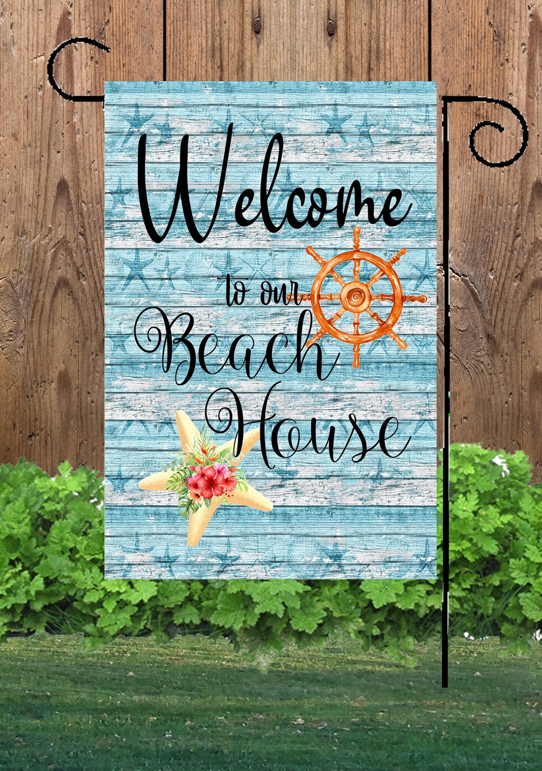 Welcome to Our Beach House Garden Flag G2176 - Etsy