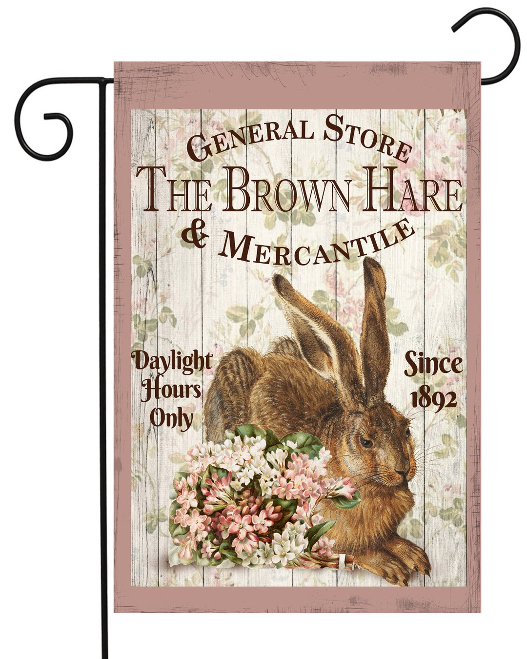 The Brown Hare Easter Garden Flag G2446 - Etsy