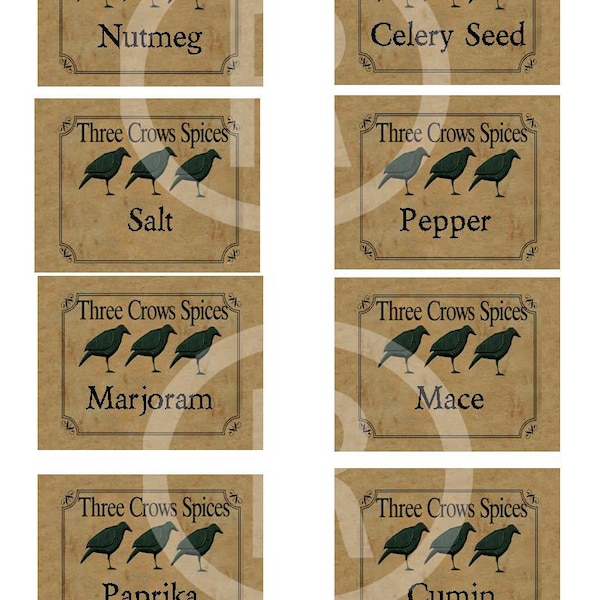 Primitive Label - Etsy