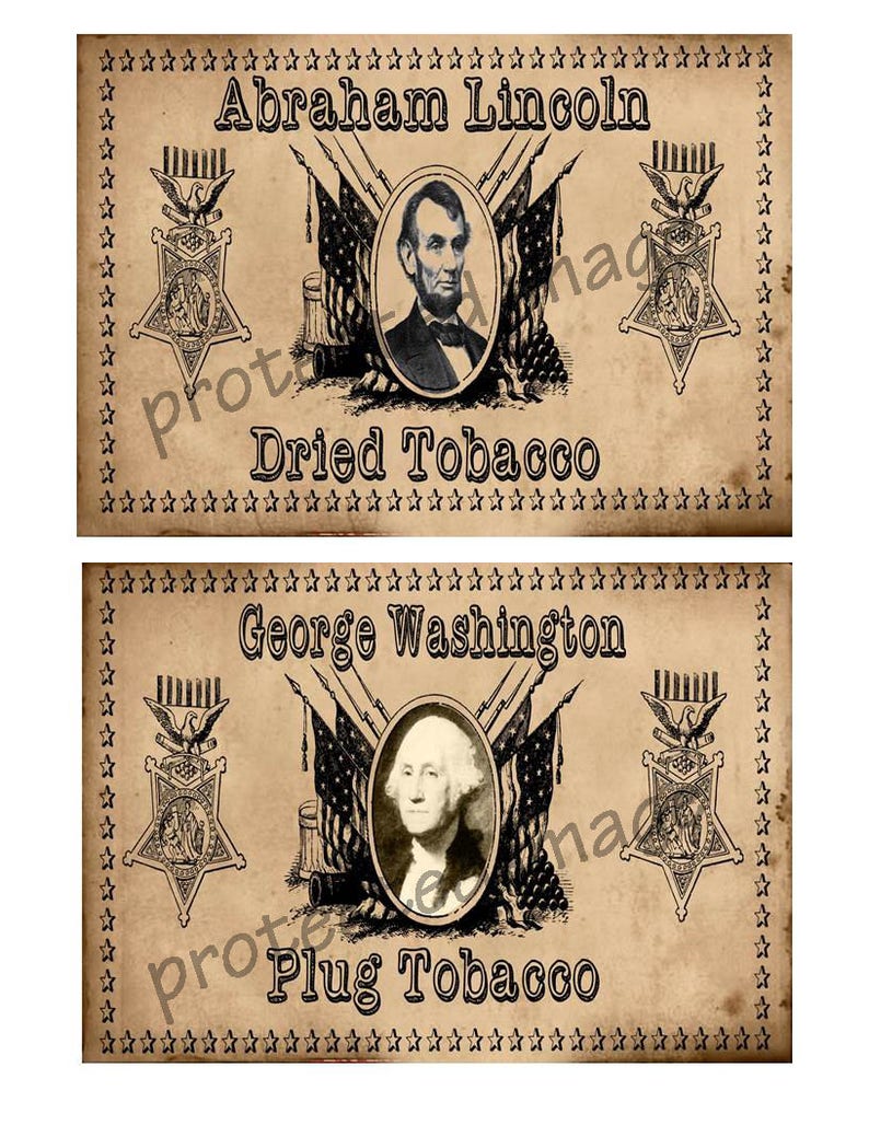 Vintage Primitive Farmhouse Style Labels Instant Download - Etsy