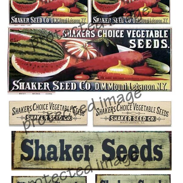 Seed Labels - Etsy