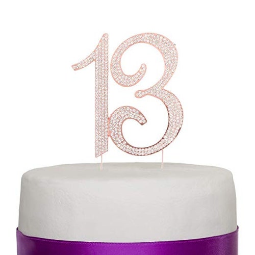 13th Birthday Cake Topper 13th Birthday Party Decorations - Etsy
