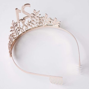 Rose Gold 21 Tiara, 21st Birthday Party Supplies and Accessories for ...