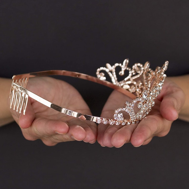 Ella Celebration 21 Tiara 21st Birthday Party Rose Gold Crown - Etsy