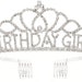 Birthday Girl Tiara Silver Crown for Women Party - Etsy
