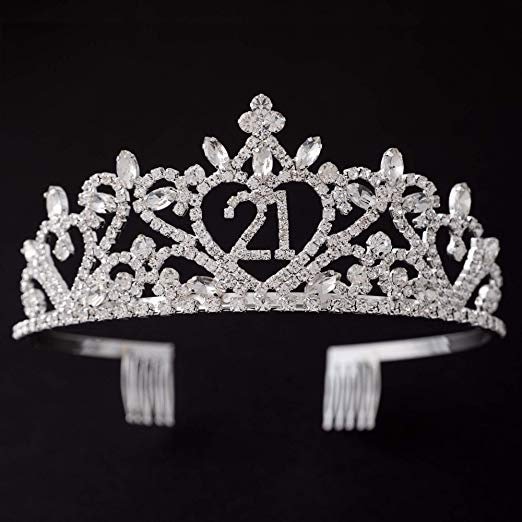 21 Tiara 21st Birthday Party Accessories Supplies Crown - Etsy