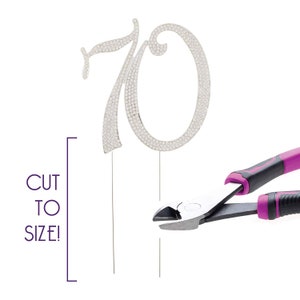 70 Cake Topper 70th Birthday or Anniversary Party - Etsy