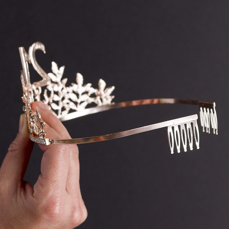 Rose Gold 21 Tiara 21st Birthday Party Supplies and - Etsy