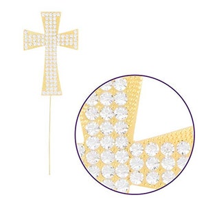 Cross Cake Topper, Religious Wedding, Baptism, Christening, Dedication ...