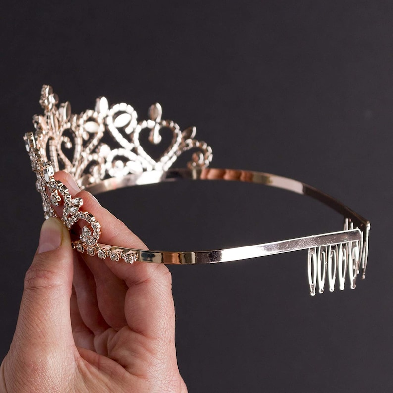 Ella Celebration 21 Tiara 21st Birthday Party Rose Gold Crown - Etsy