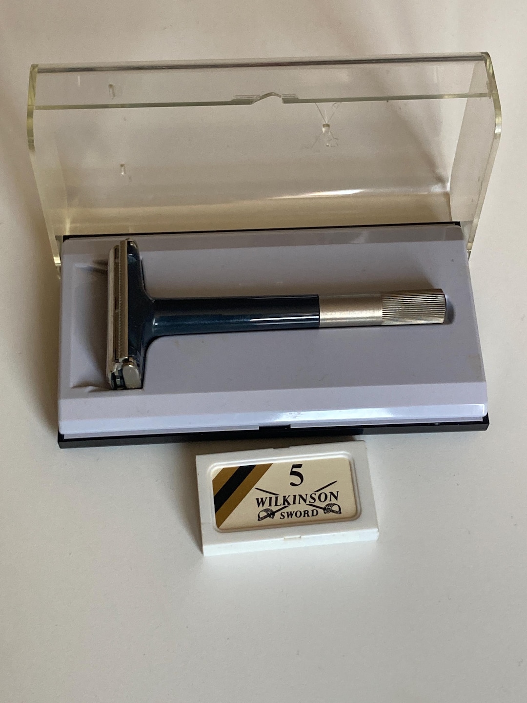 Vintage 1967 Wilkinson Sword Safety Razor Sticky - British Safety Razor ...