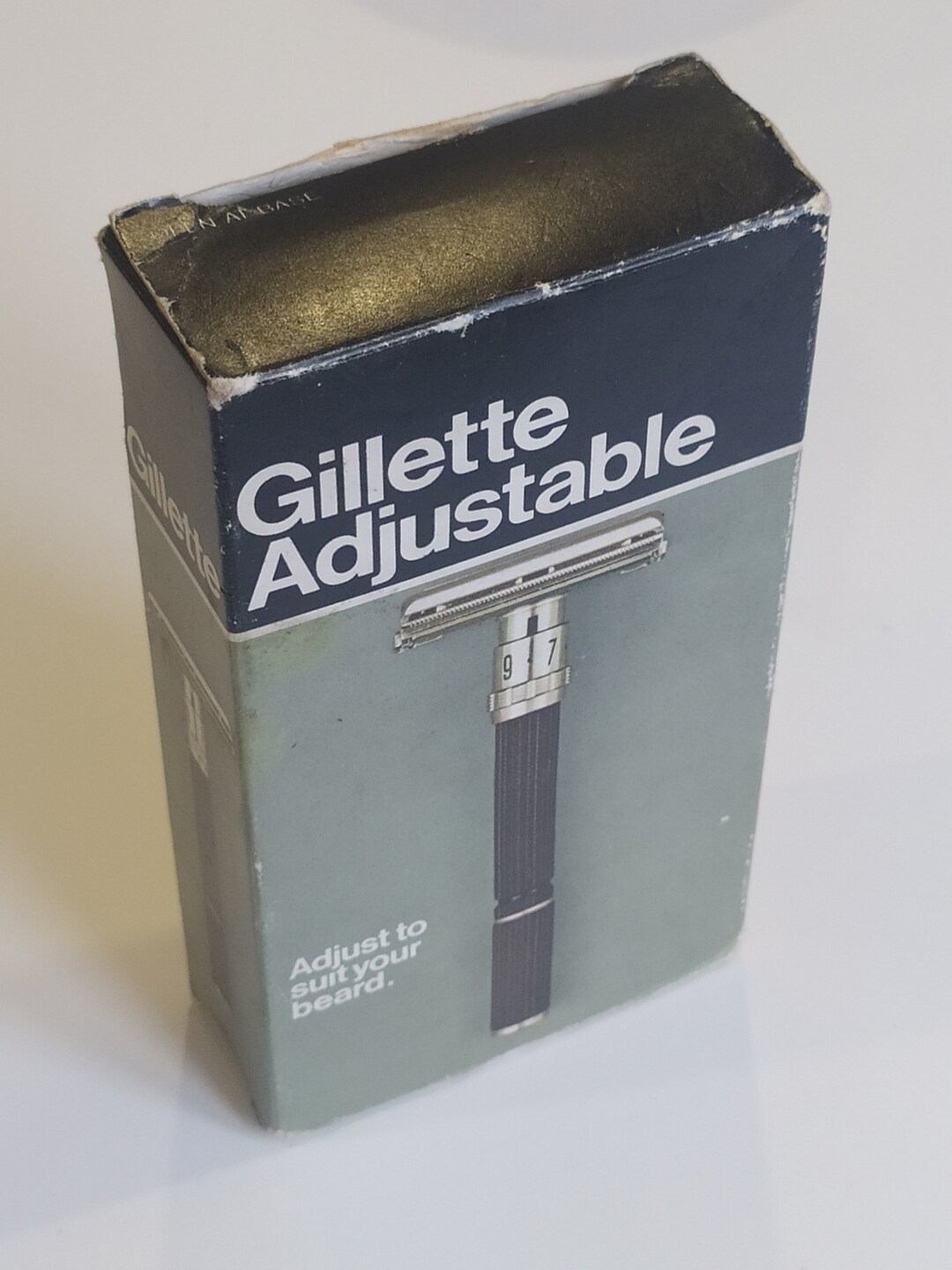 Vintage 1978 Gillette Super Adjustable Black Beauty Safety Razor Data ...