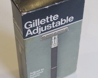 1968 first Year & Quarter Gillette Super Adjustable 109 Vintage Safety ...