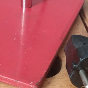 Mid Century Red Desk Lamp From the 70s Industrial Desk Lamp Adjustable ...