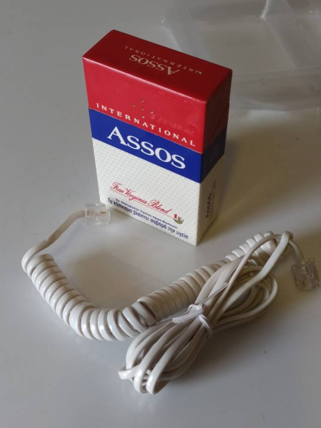 Retro 1980's Push Button Desk Phone Advertising Telephone Assos ...