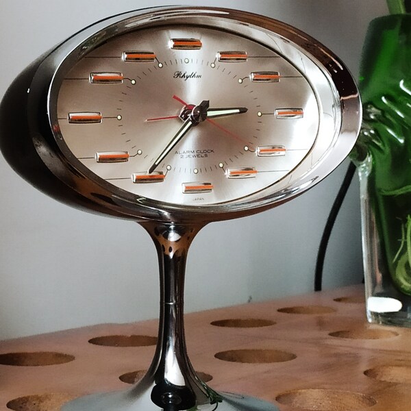 Mid Century Clock - Etsy