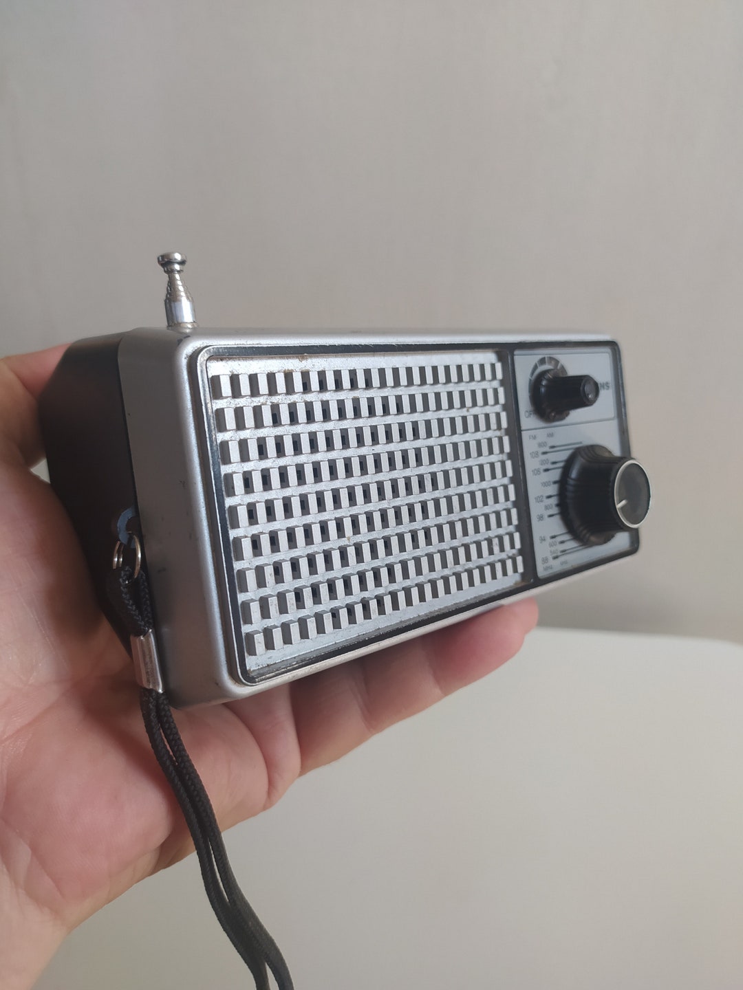 Vintage Portable AM FM Radio Transistor Siemens RK600 for Bicycle 1970s ...