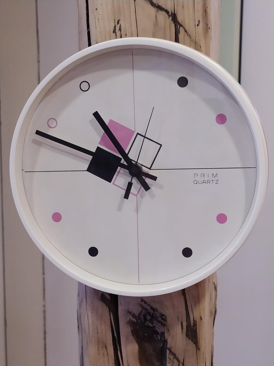 Retro 1991 Yellow Wall Clock - Kitchen Clock - Home Decor - Made in ...