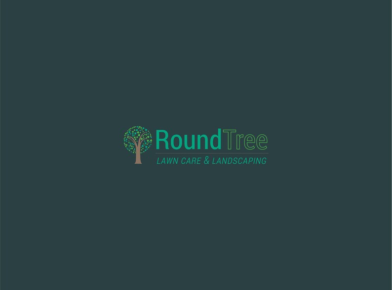 Round Tree LOGO, Manicured Tree, Maintained, Well Cared for Plants and ...